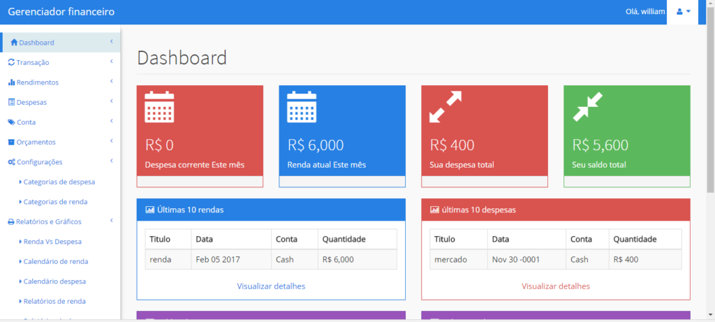 SISTEMA PARA CONTROLE FINANCEIRO MULTI USER – SCRIPT PHP – Projetos Personalizados e Projetos ...